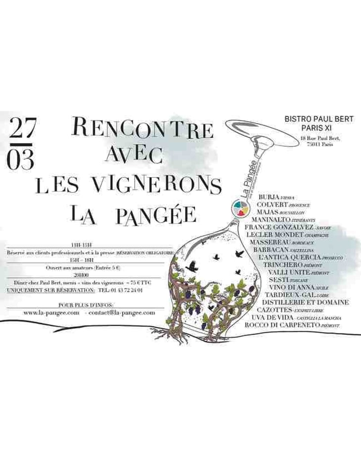 Rencontre avec les vignerons La Pangée 2023 - Raisin