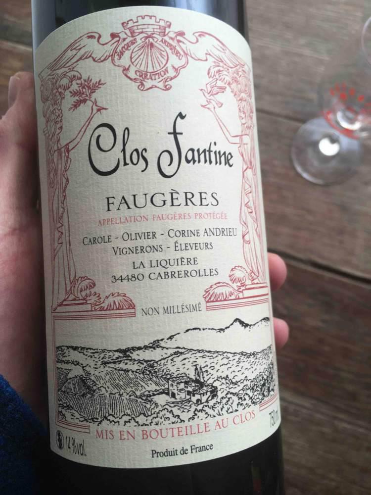 Faugères - Clos Fantine - by L’Amitié Rit
