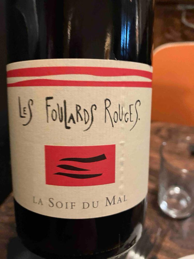 La Soif du Mal (rouge) - Posted natural wine by xunga - Raisin