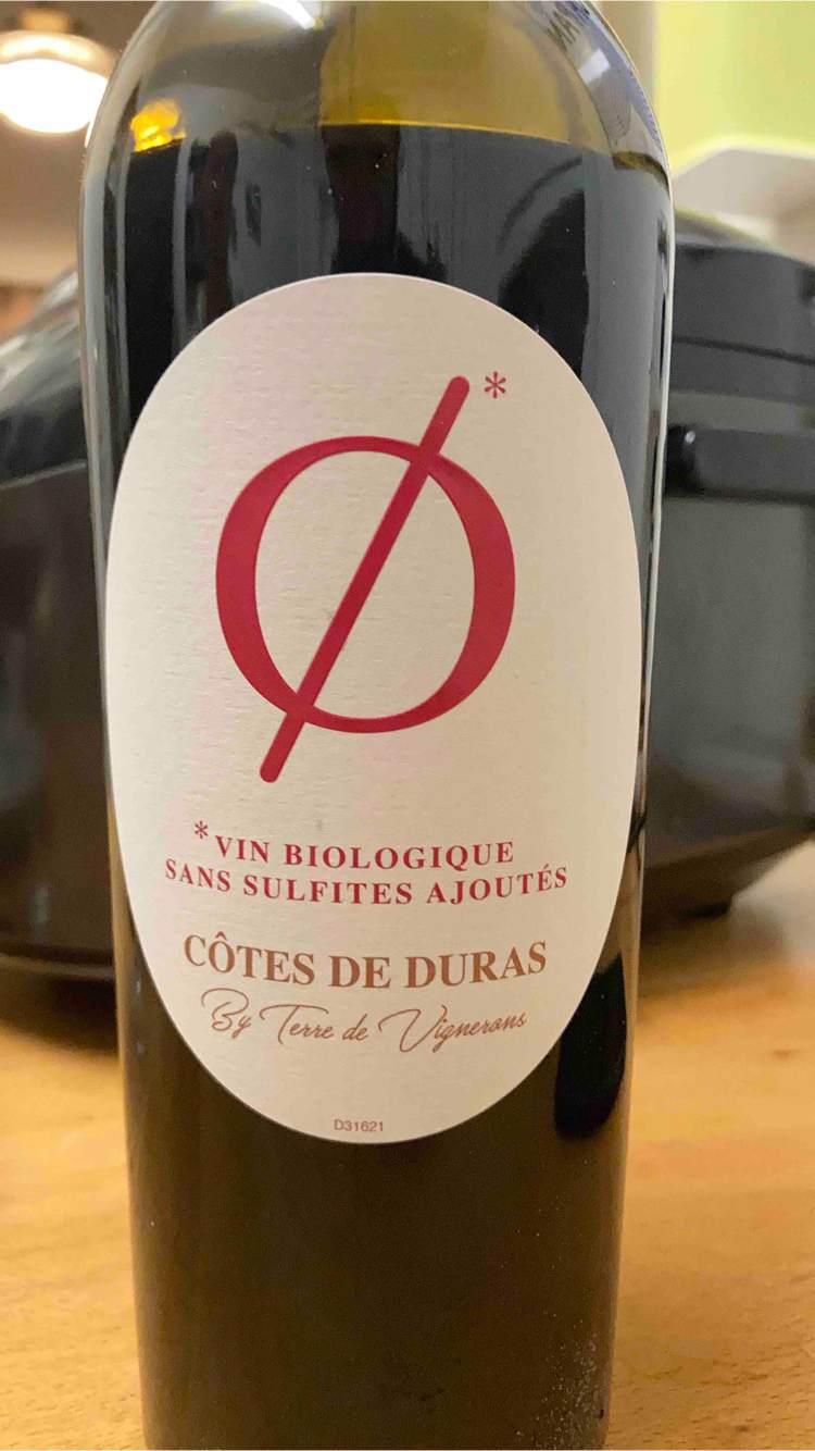 Ø sans sulfites - Côtes-de-duras - Posted natural wine by ermood - Raisin